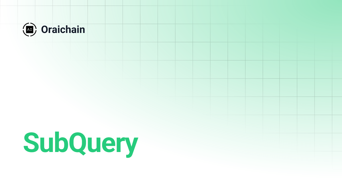 SubQuery | Oraichain